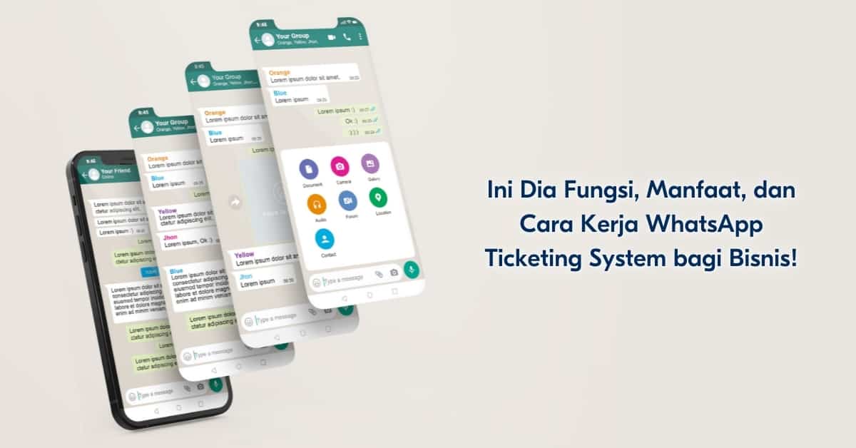 WhatsApp Ticketing System untuk Bisnis di Indonesia WhatsApp Ticketing System untuk Bisnis di Indonesia