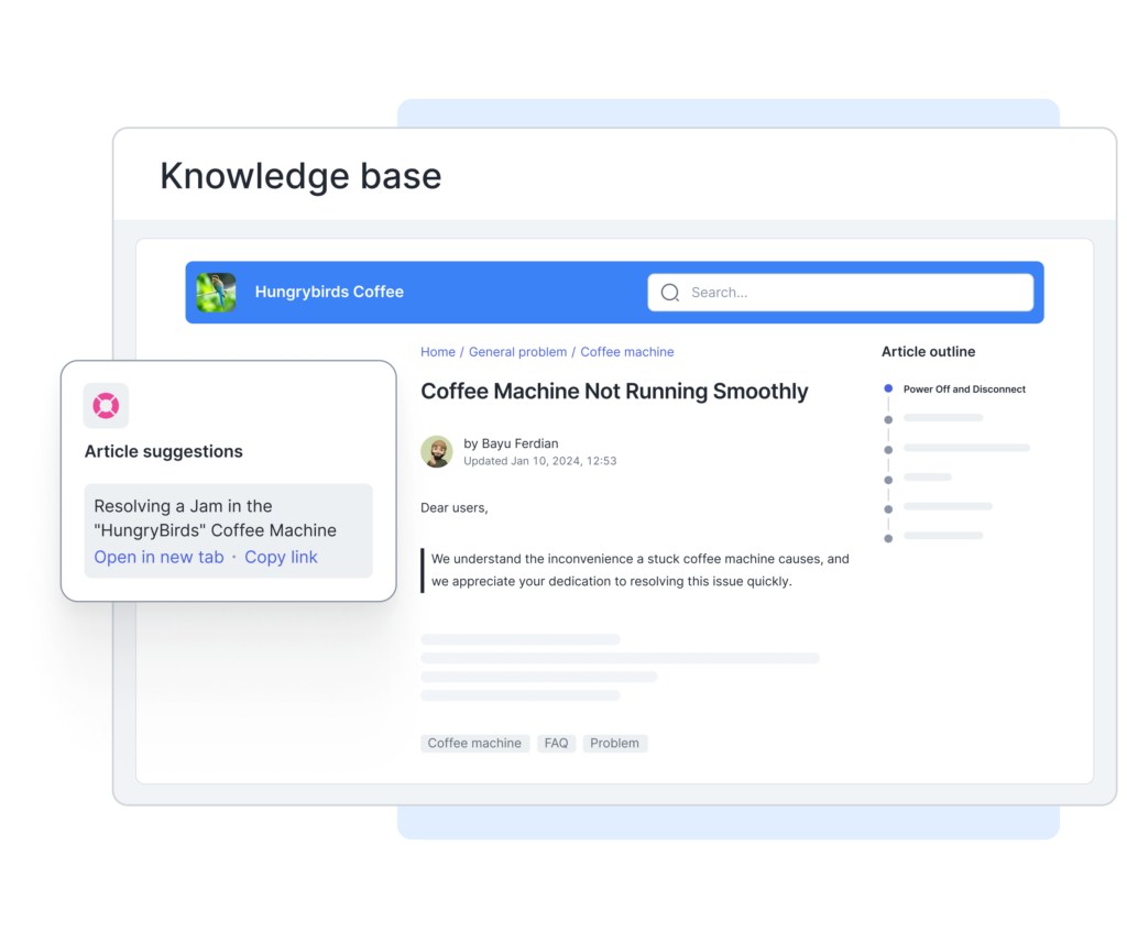 Knowledge Base Management Software for Customer Service
